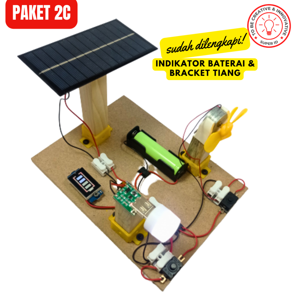 Jual Maskuubin Kit Edukasi Pembangkit Listrik Tenaga Matahari – Solar ...