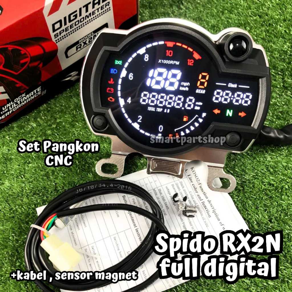 Jual SPIDO RX2 N KOSO SPEDO SPIDOMETER RX2N DIGITAL LED KOSO RX2 Speedometer Koso Rx2N Digital ...