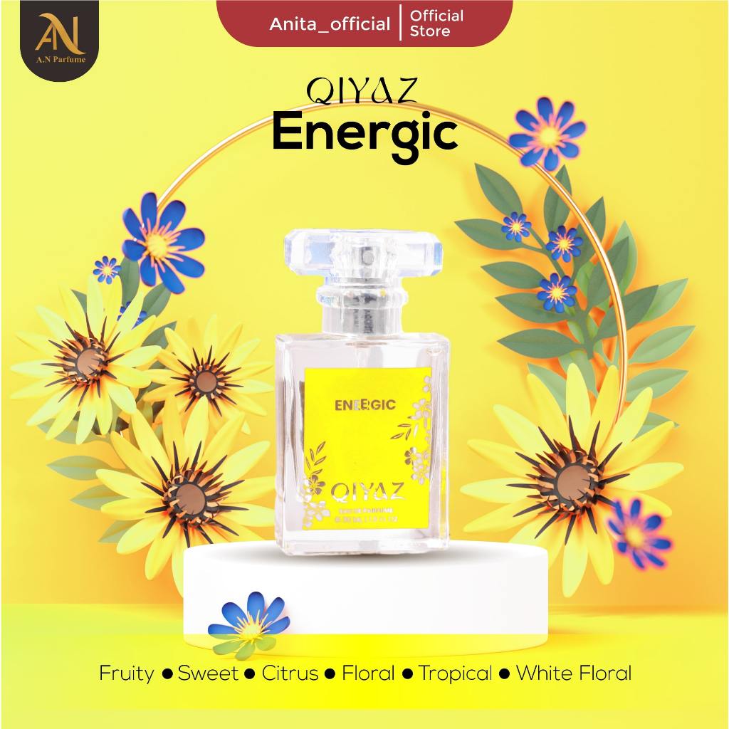 Jual Qiyaz Energic Aroma Bunga Buah Tahan Lama Minyak wangi 30 Ml ...