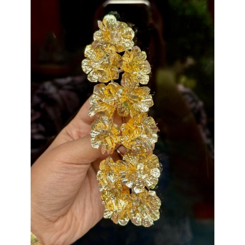 Jual Semanggi Emas Deret 2/Bunga Sanggul | Shopee Indonesia