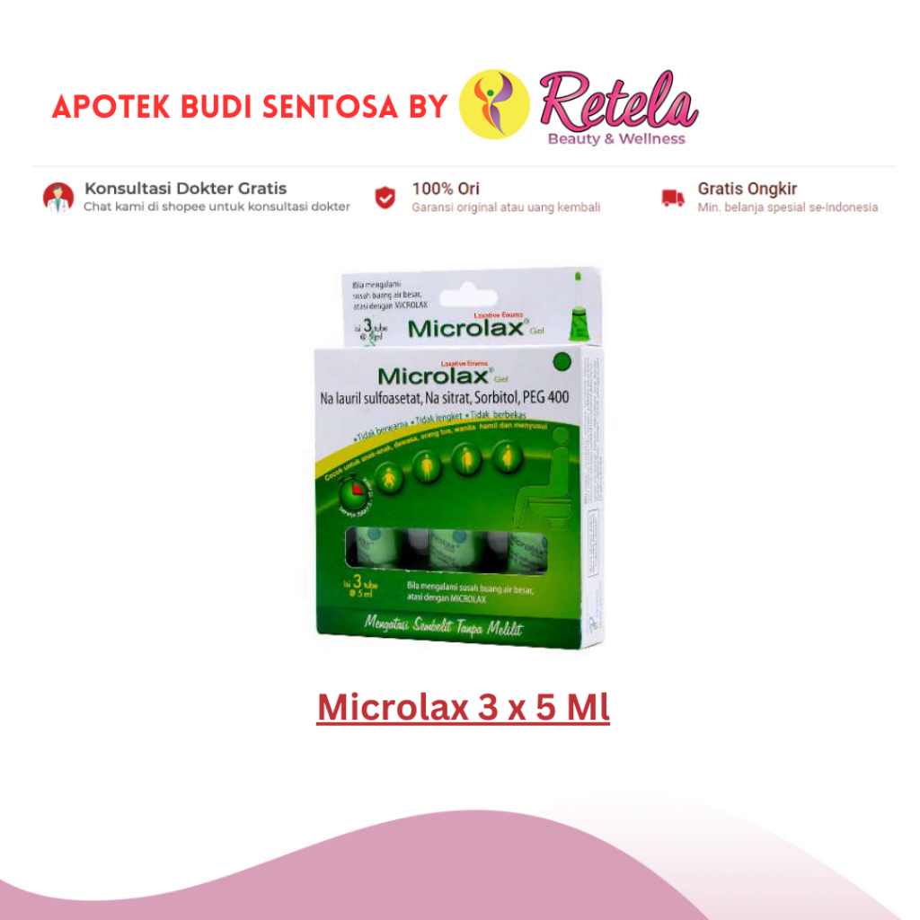 Jual Microlax Gel 3 Tube 5 Ml | Shopee Indonesia