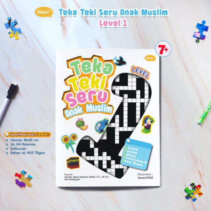 Jual Buku Aktivitas TTS Anak | Teka-Teki Seru Anak Muslim Level 1 | TTS ...