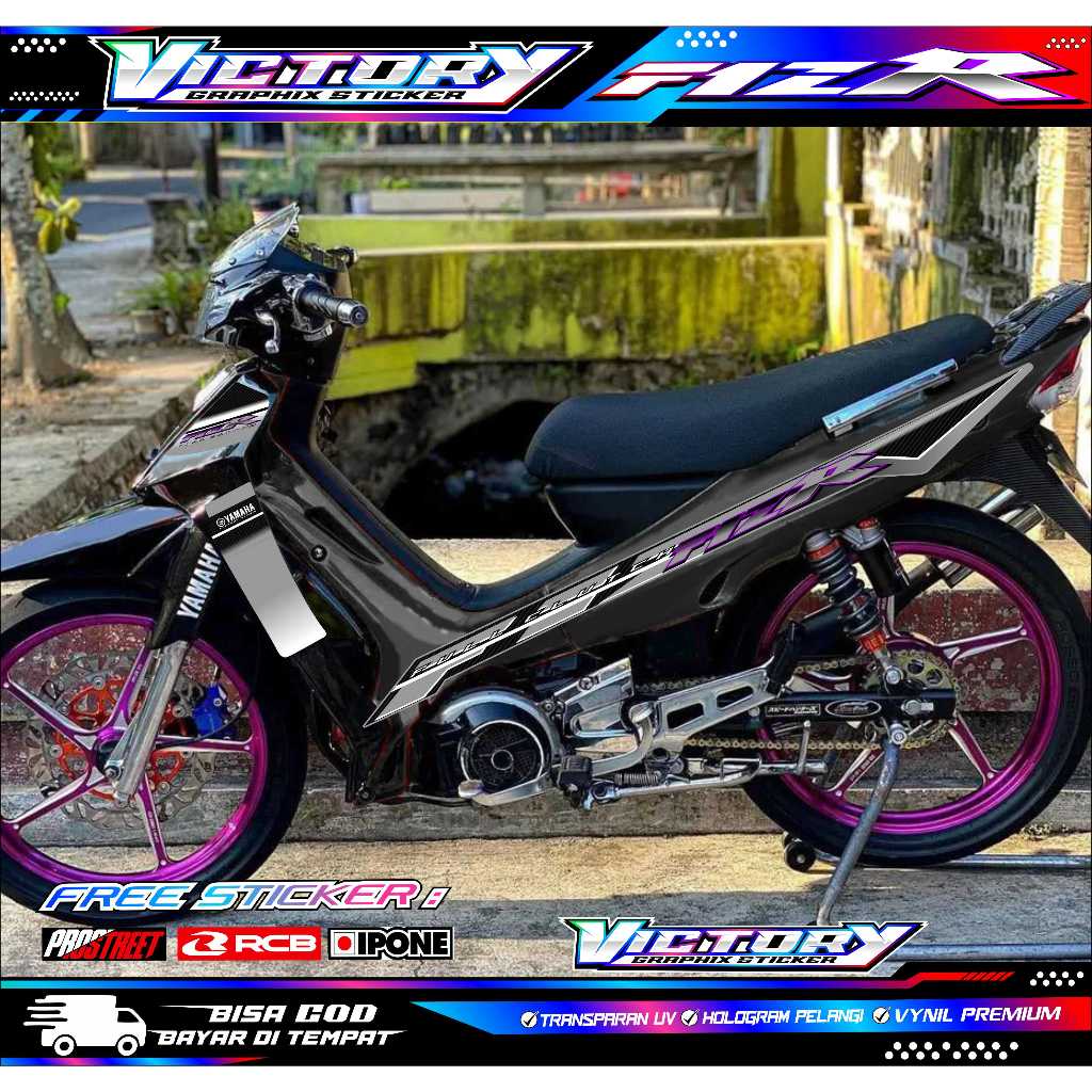 Jual STRIPING VARIASI YAMAHA FIZ R / STICKERS LIST MOTOR YAMAHA FIZ R ...