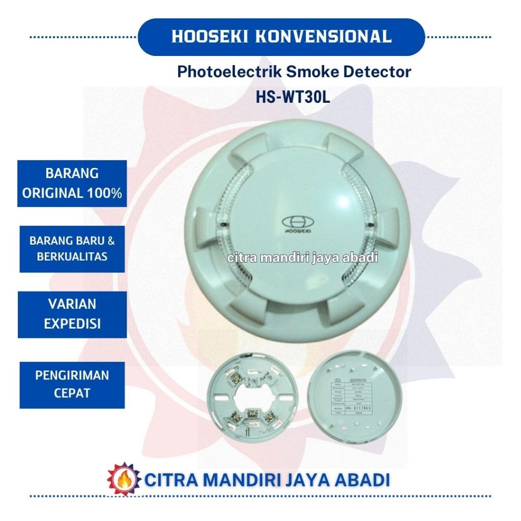 Jual HOOSEKI Photoelectrik Smoke Detector | Shopee Indonesia