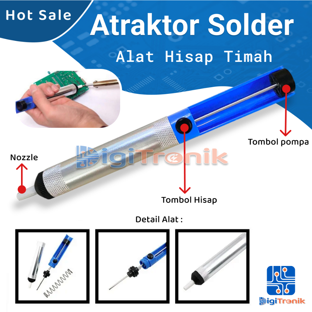 Jual Alat Penghisap Penyedot Timah Solder / Atraktor Solder | Shopee ...