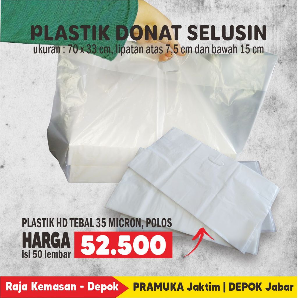Jual Plastik Box Donat Isi 12 Polos (isi 50 pcs) | Shopee Indonesia