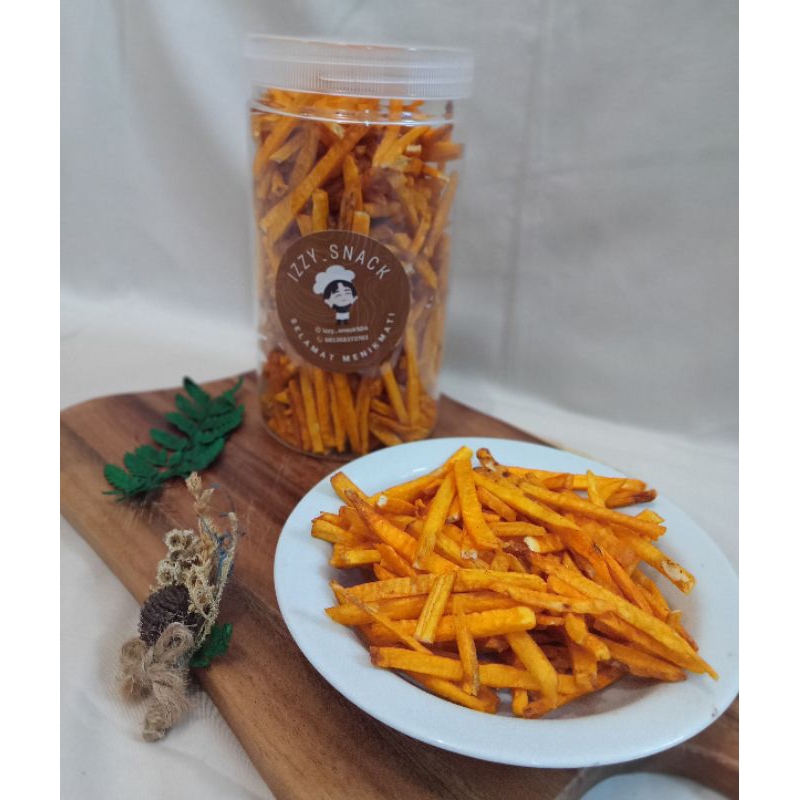 Jual cemilan stik talas snack kiloan kemasan toples | Shopee Indonesia