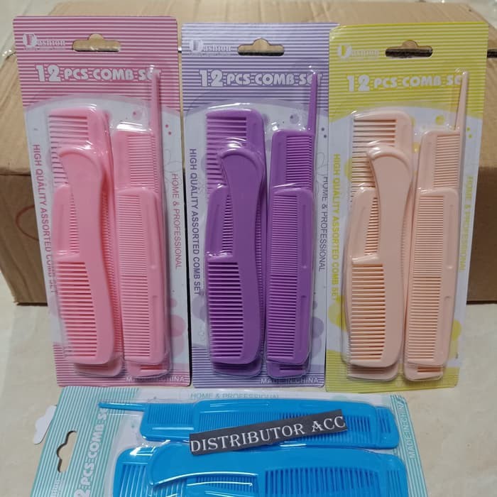 Jual Isi 12 Pcs Sisir Set | Shopee Indonesia