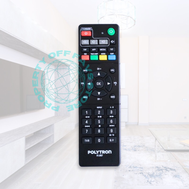 Jual Favs store Remote Remot Set Top Box Polytron 81j067 Original All ...