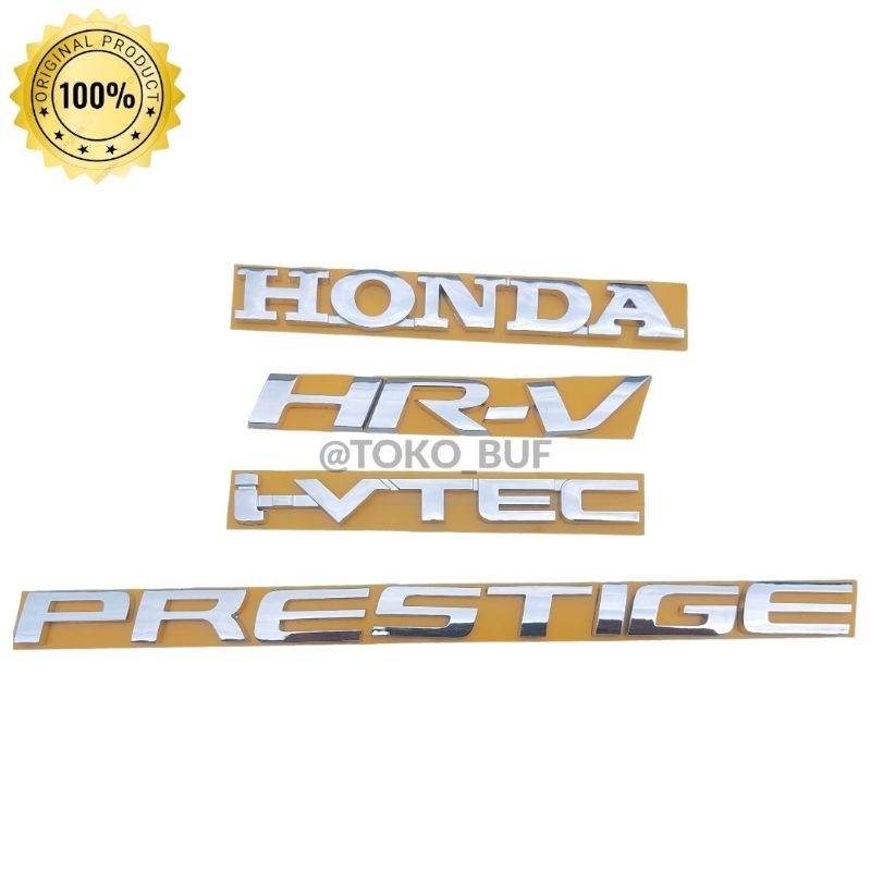 Jual Emblem HRV Original Honda / Emblem Logo Tulisan Honda HRV Prestige ...