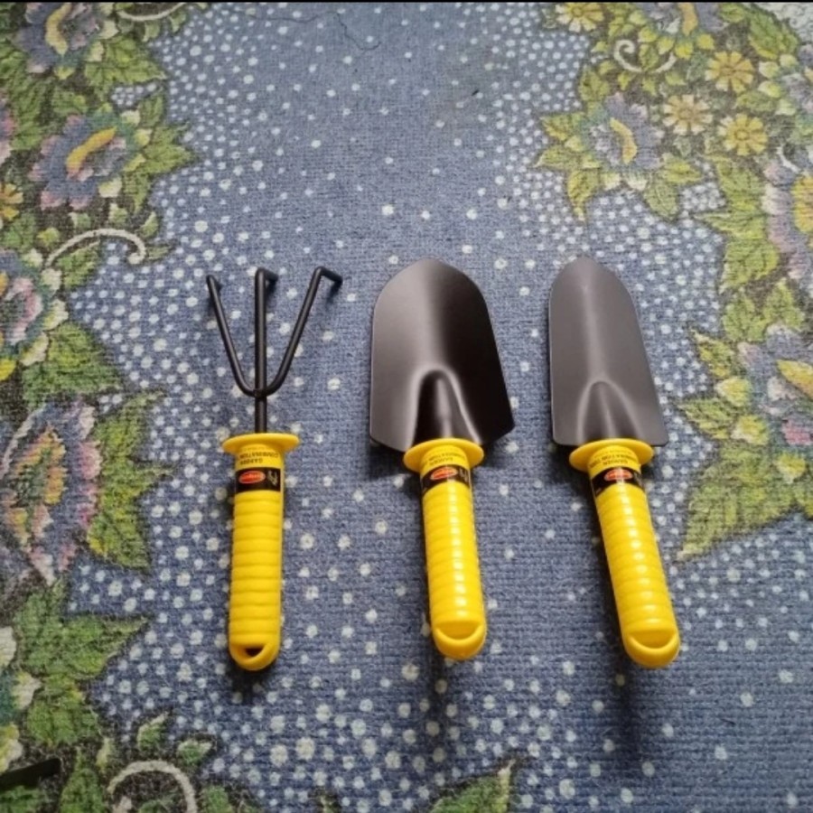 Jual sekop mini taman dan kebun bestguard Garden tool set 3pcs | Shopee ...
