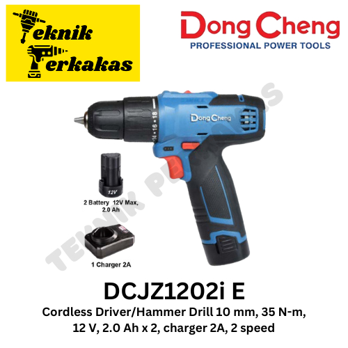 Jual DONGCHENG DCJZ1202i Bor Baterai / DCJZ 1202 i Cordless Impact ...