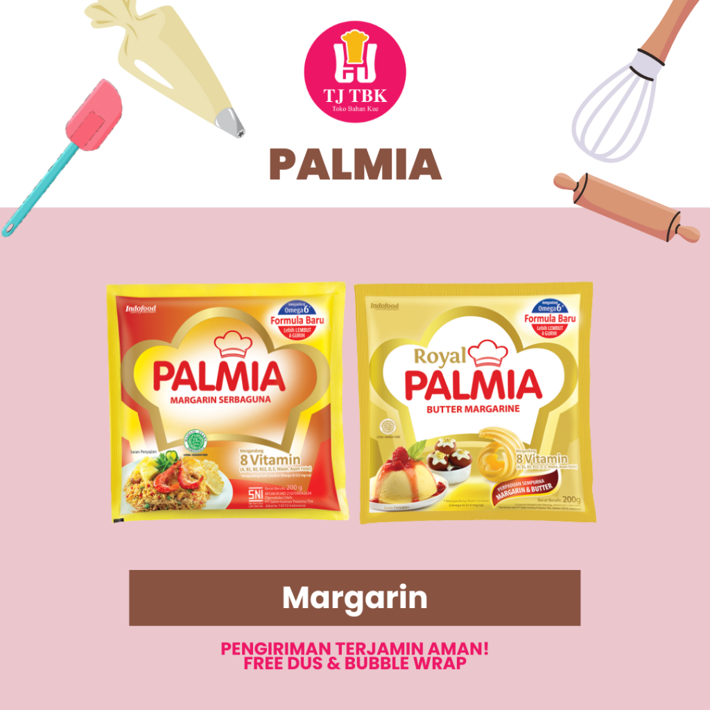 Jual ROYAL PALMIA Butter Margarine 200gr/Palmia Margarine 200g | Toko ...