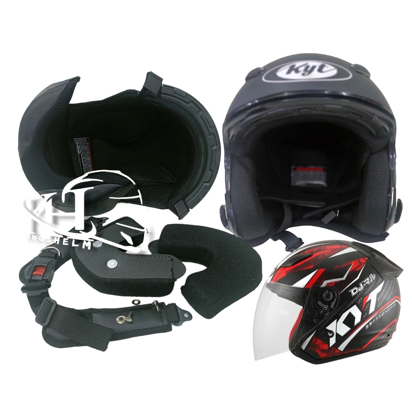 Jual BUSA HELM KYT DJ MARU busa DJ maru kancing plastik | Shopee Indonesia