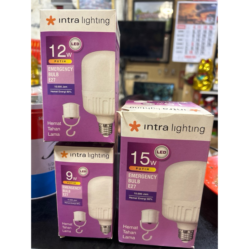 Jual Intra lighting LED emergency e27 | Shopee Indonesia