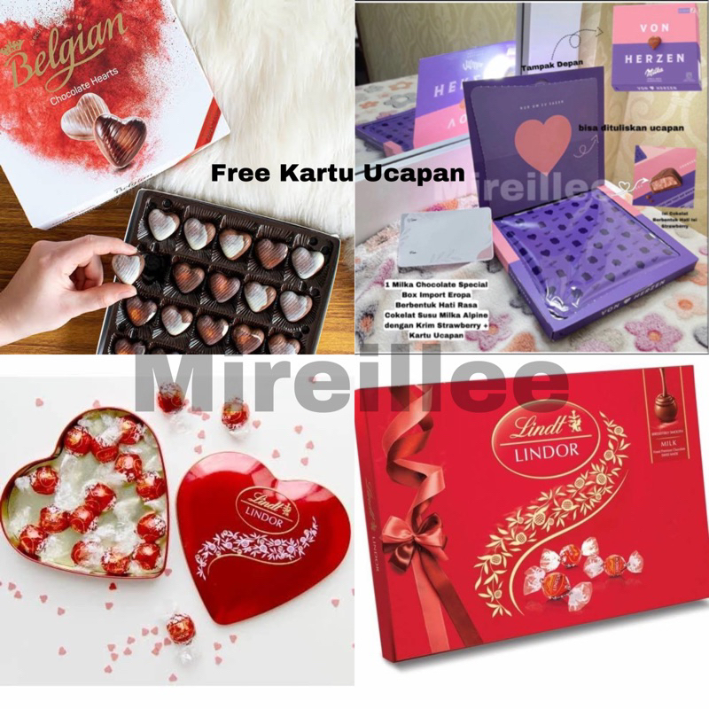 Jual Hampers Valentine Cokelat Eropa Fine Pralines Happiness Chocolate ...