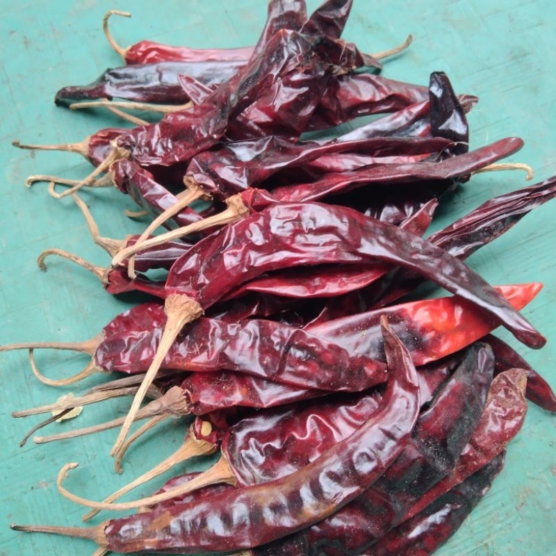 Jual (1 kg) cabe merah besar(tidak pedas)kering India kwalitas super ...