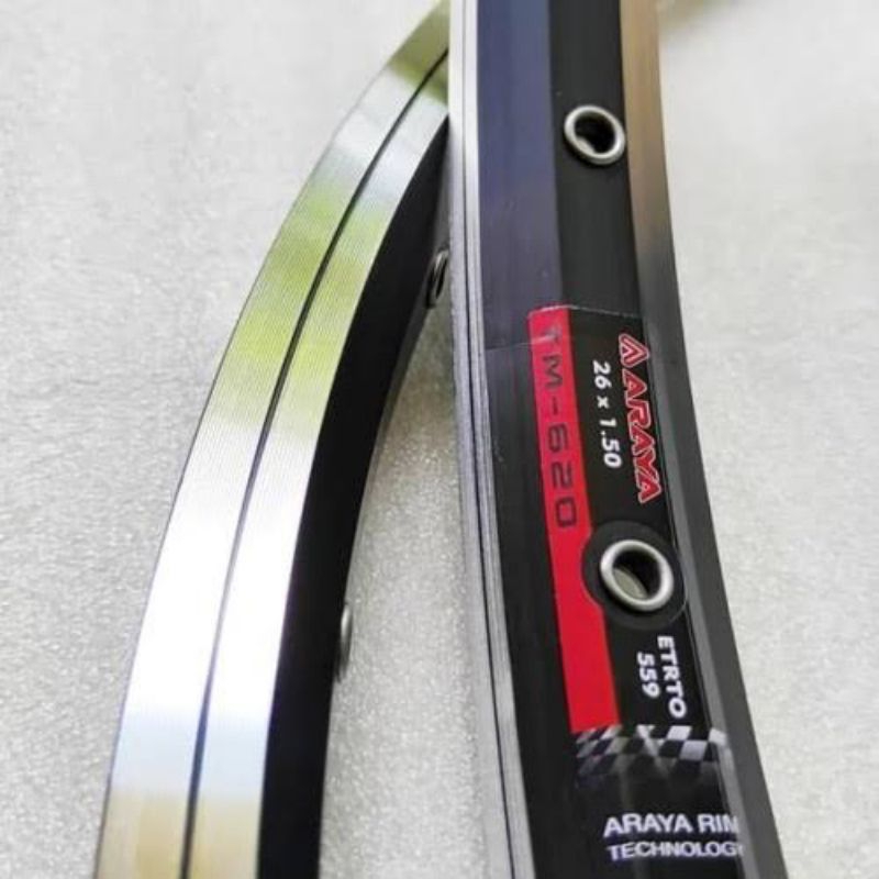 Jual rims araya tm-620 26 inch 32 hole 1 pasang velg sepeda araya 26 ...