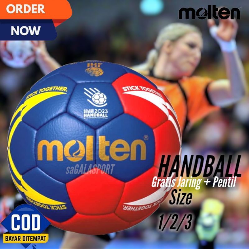 Jual BOLA HANDBALL / BOLA TANGAN MOLTEN SIZE 1- 3 | Shopee Indonesia