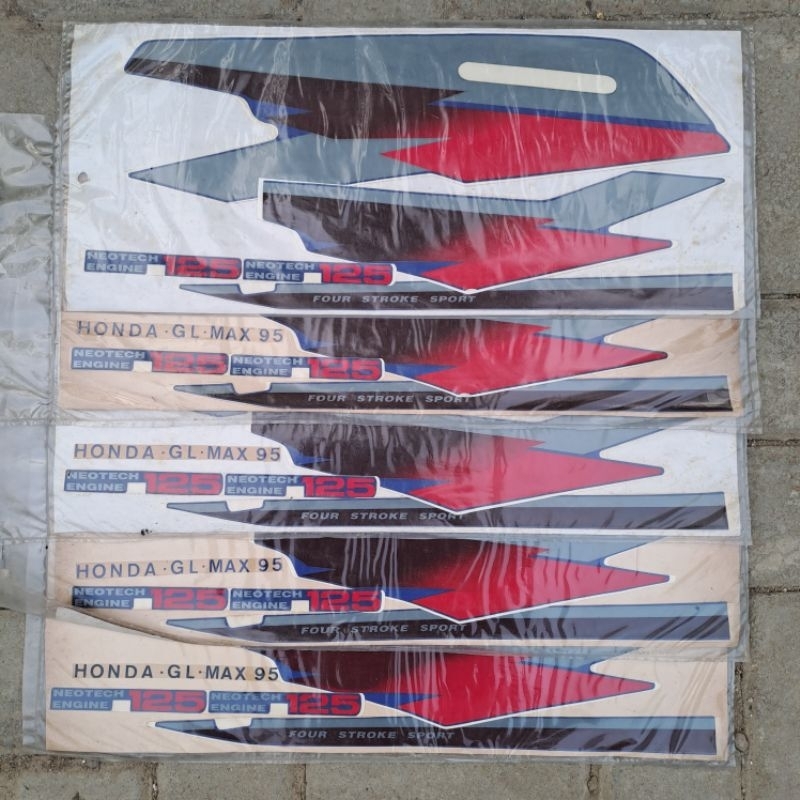 Jual DECAL STIKER STICKER STRIPING TANGKI TENGKI HONDA GLMAX GL MAX ...