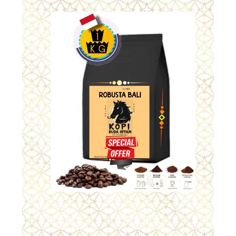 Jual Kopi Bubuk Robusta Bali Super ELB 350 Premium | Shopee Indonesia