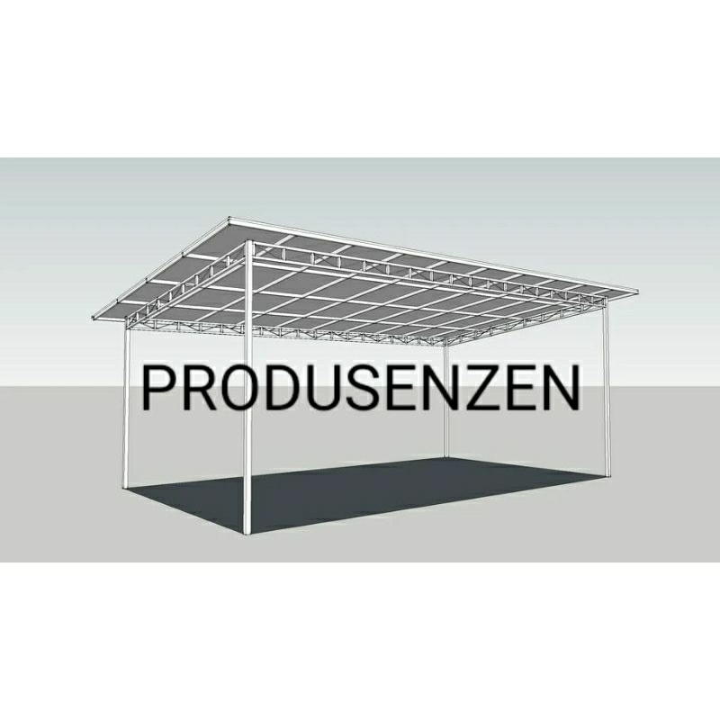 Jual tenda besi pesta / tenda hajatan / tenda masyarakat / tenda ...