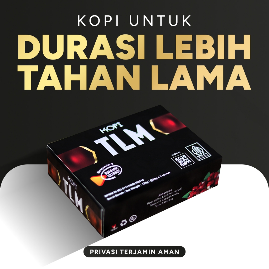 Jual TLM Kopi Kuat Pria Durasi Main Pasutri Tahan Lama | Shopee Indonesia