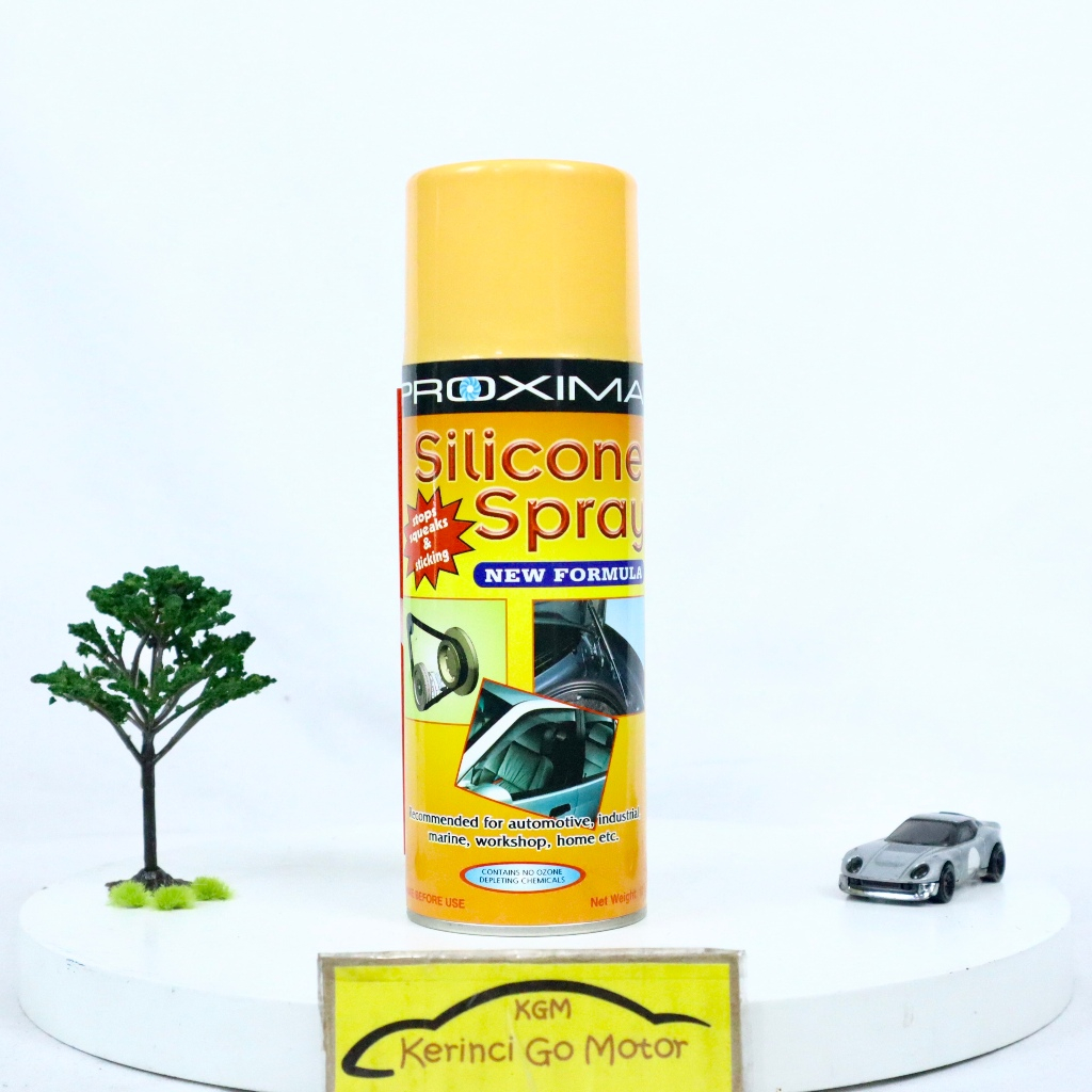 Jual Proxima Silicone Spray 300ml Lubricant Cairan Pelembab Pelindung Karet Plastik Vanbelt ...
