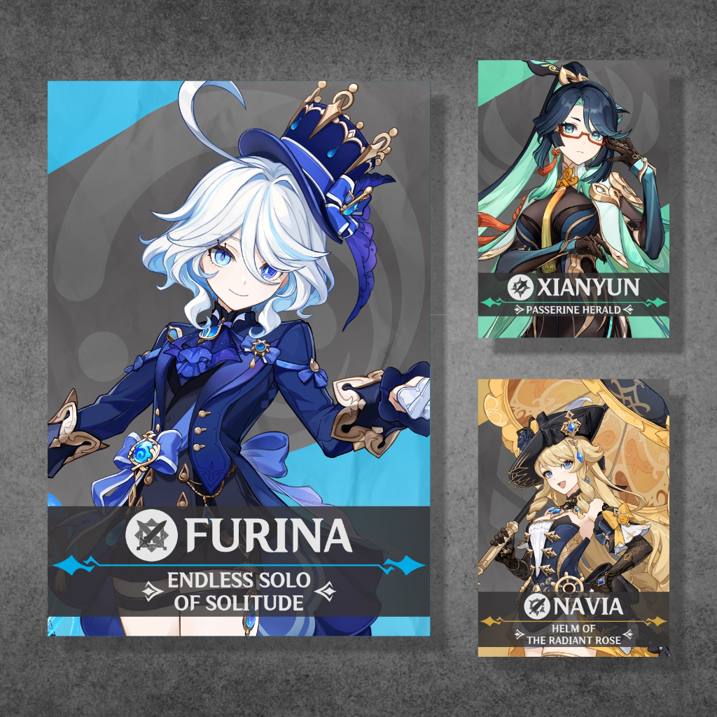 Jual Koleksi Poster A3 Game Genshin Impact C1 - Alhaitham Ayaka Ayato ...