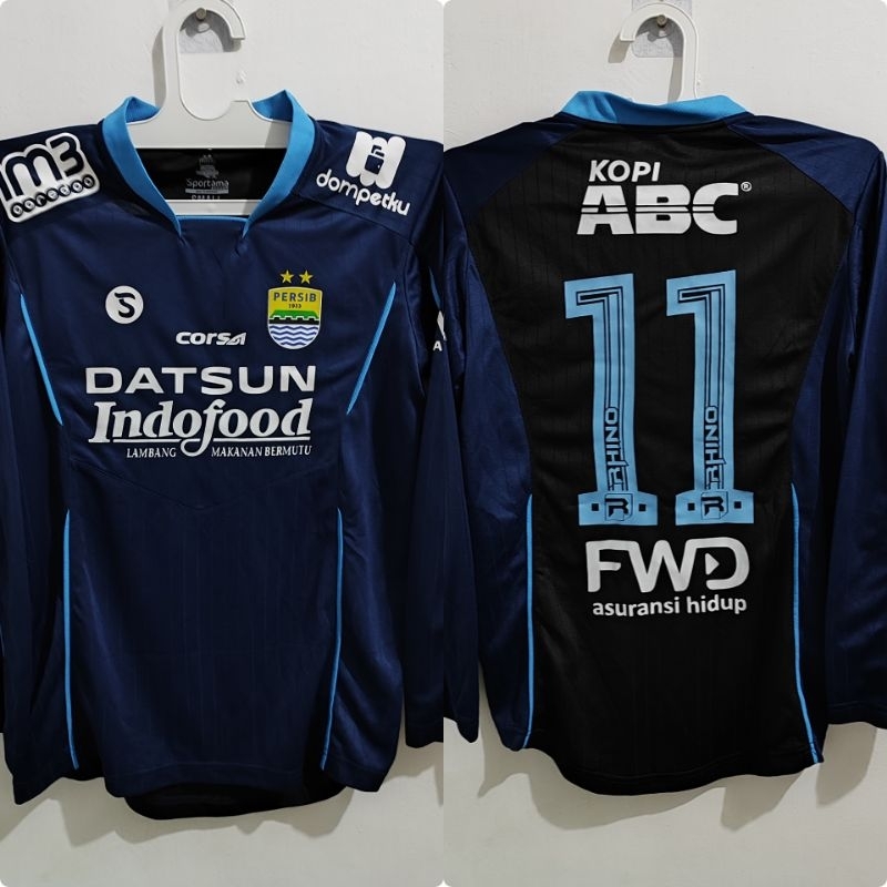 Jual Jersey Original Persib Bandung 3rd 2016 LS Lengan Panjang | Shopee ...