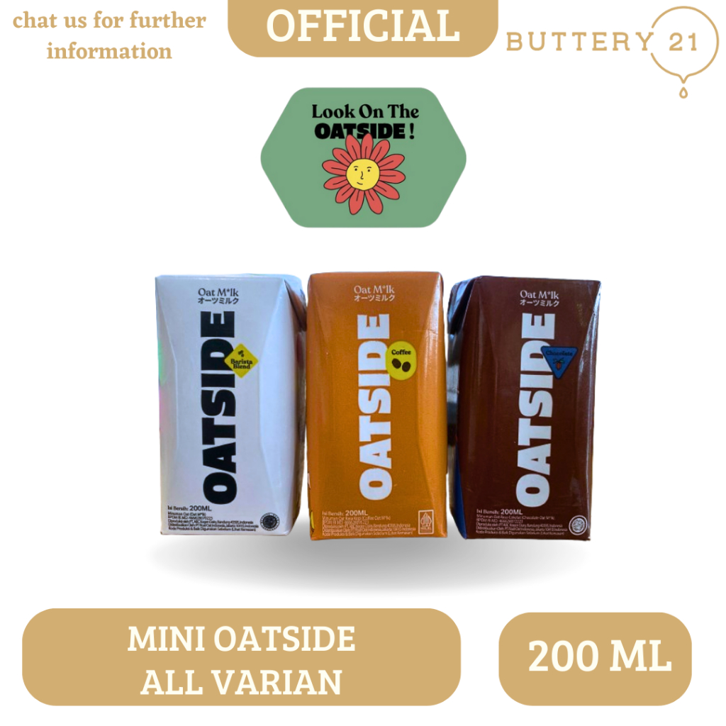 Jual OATSIDE MINI 200 ML | OAT MILK | BARISTA BLEND - COFFEE ...