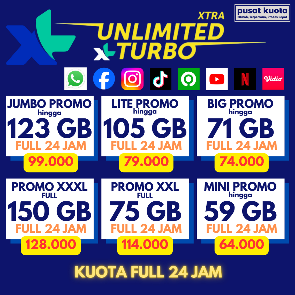 Jual MURAH! PAKET DATA XL XTRA COMBO FLEX | XL AKRAB | XL HOTROAD | ISI ULANG KUOTA XL TERMURAH ...