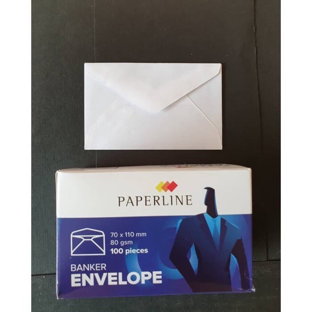 Jual Amplop Putih polos Mini 80grm PAPERLINE 1 PACK ( 100 LEMBAR ) | Shopee Indonesia