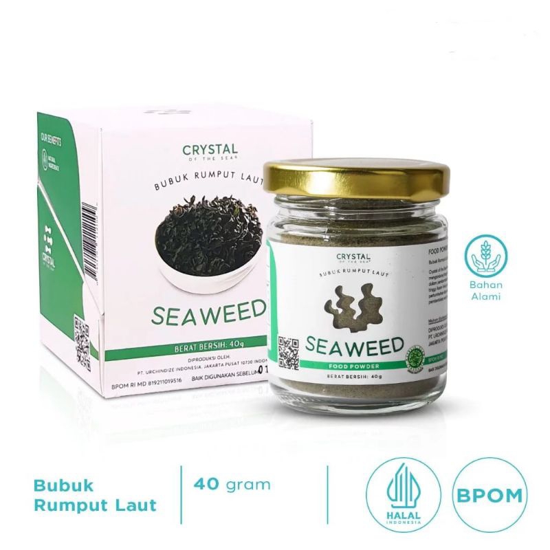 Jual Crystal Of The Sea Food Seaweed/Bubuk Rumput Laut | Shopee Indonesia