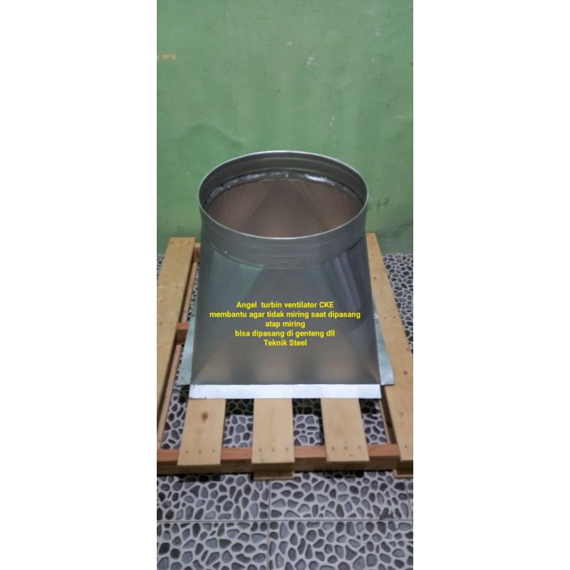 Jual Dudukan cerobong exhaust turbin ventilator CKE 20 inch | Shopee ...