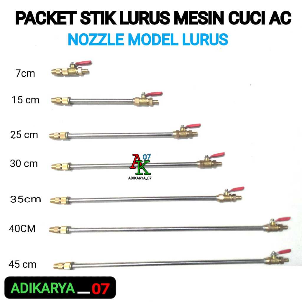 Jual PAKET Stik Steam Cuci AC Stik Jet Cleaner Stik Semprotan Cuci AC ...