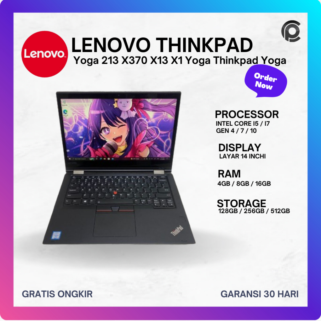 Jual Lenovo Thinkpad Yoga 213 X370 X13 X1 Yoga Thinkpad Yoga Laptop ...