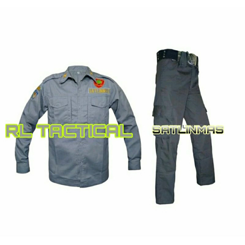 Jual Seragam Linmas Terbaru Model Tactical | Shopee Indonesia
