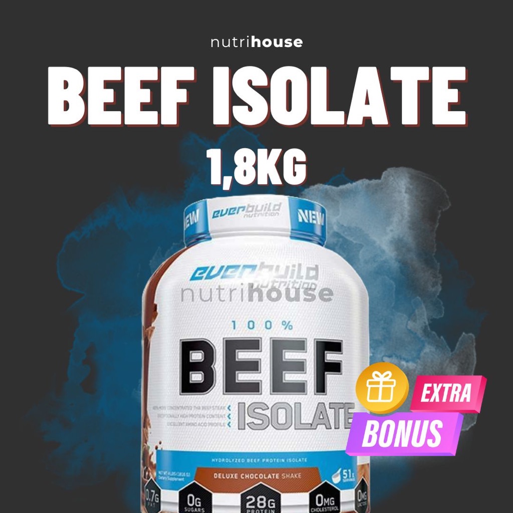 Jual Everbuild Beef Isolate 1,8kg 4lb Beef Isolate Protein Dairy Free ...