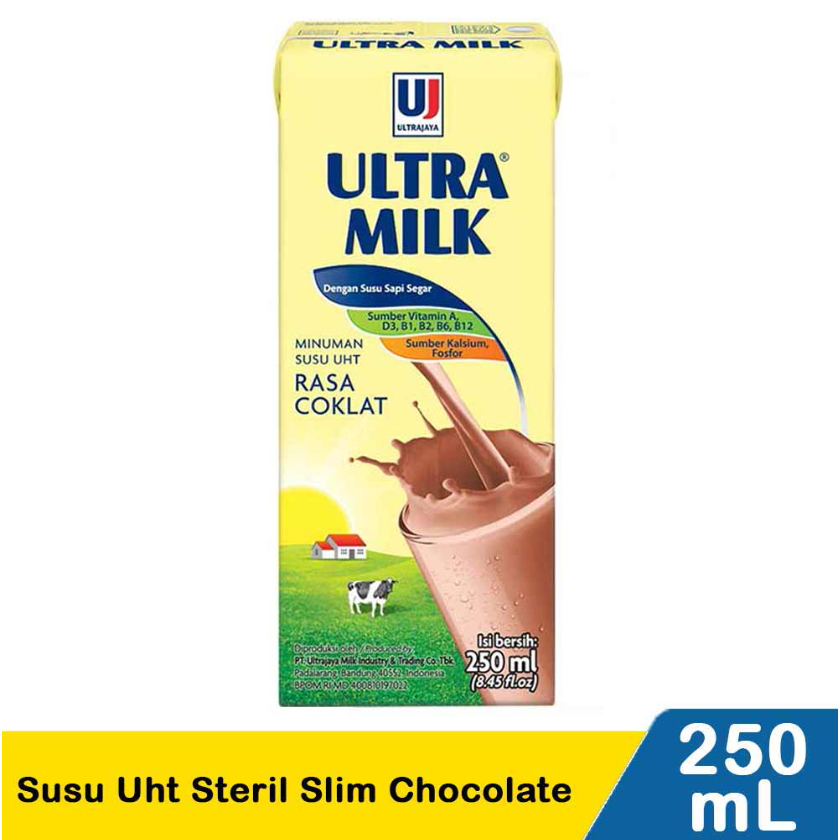 Jual Susu UHT Ultra Milk 250Ml. 1 Dus (24Pcs) | Shopee Indonesia