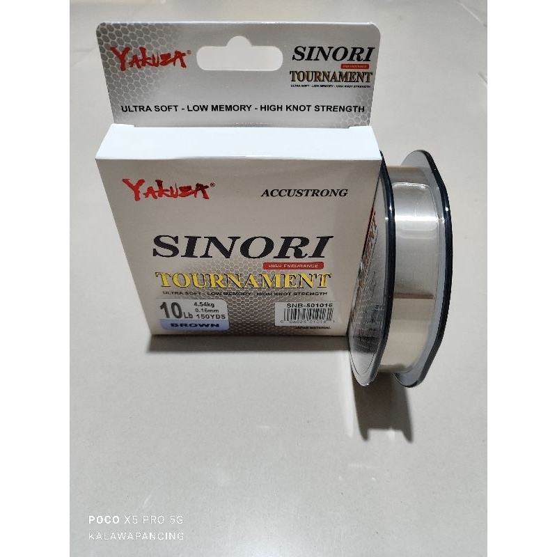 Jual Senar Yakuza Sinori 10/15/20/25/30/35/40/45/50 Lb (150 M) | Shopee ...