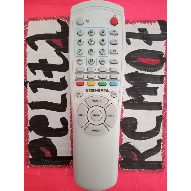 Jual REMOTE CONTROL TV GENERAL FUJITSU TABUNG ORIGINAL TERLENGKAP ...