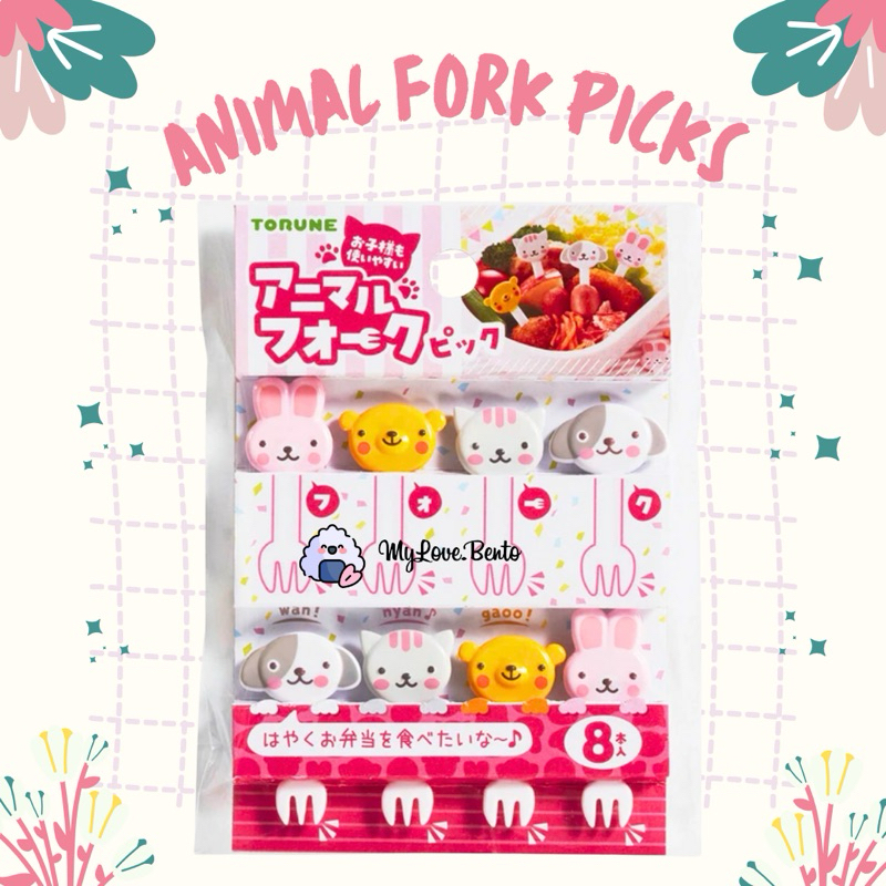 Jual Animal Fork Picks Tusukan Bento Food Pick Garpu Buah Torune ...