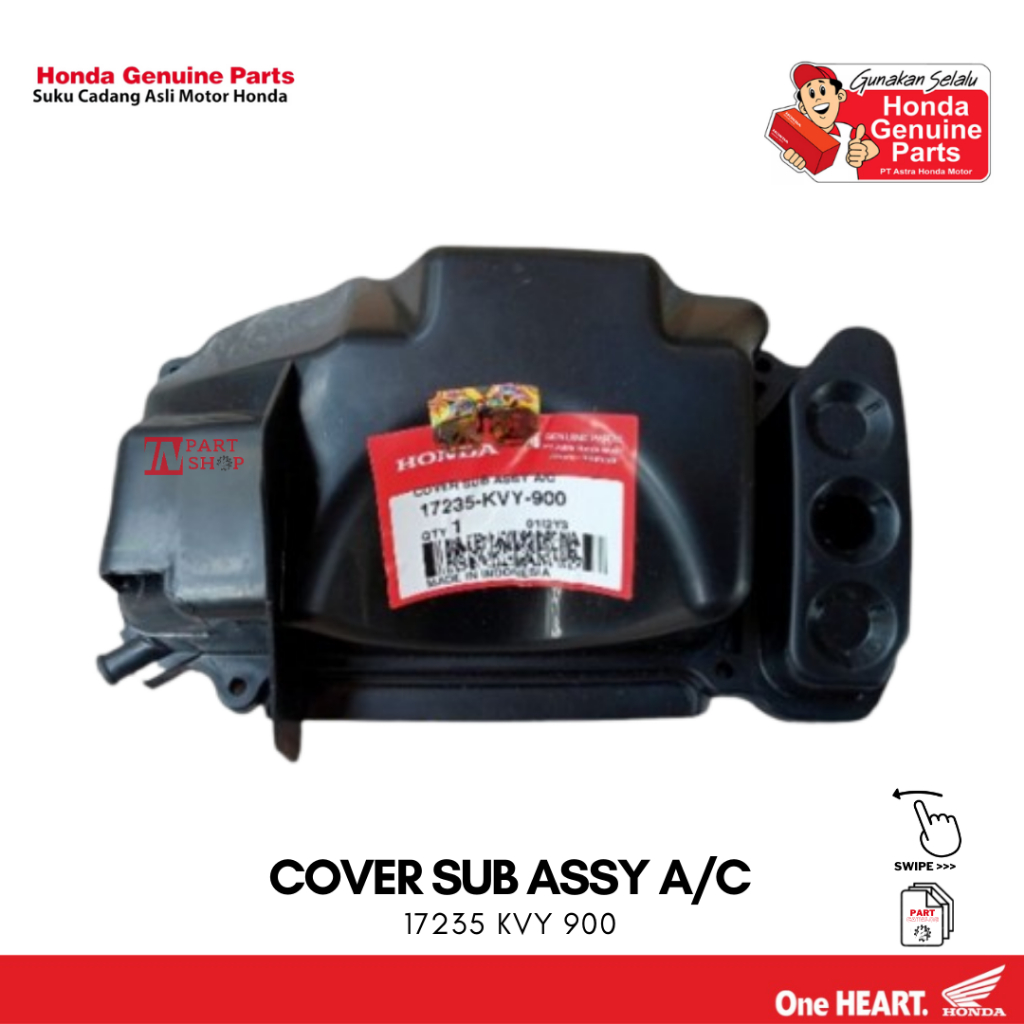 Jual Tutup Box Filter (Sub Assy A/C) - BeAT Karbu / 17235-KVY-900 ...