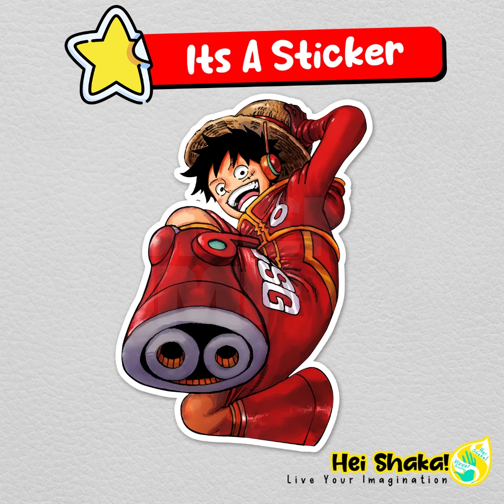 Jual Stiker Monkey D Luffy Egghead Arc One Piece Sticker Anime Manga ...