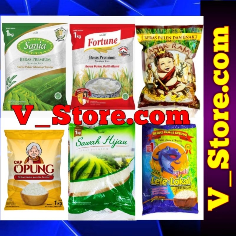 Jual Beras Pulen Premium 1Kg Packing Pabrik | Shopee Indonesia