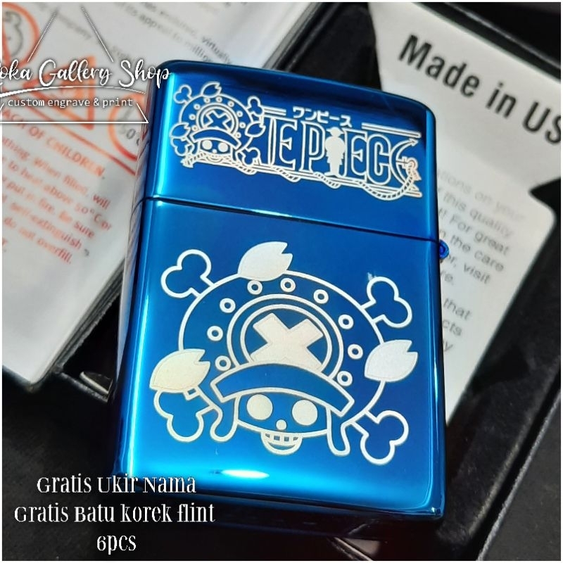 Jual korek api zippo logo tony chopper flag | Shopee Indonesia