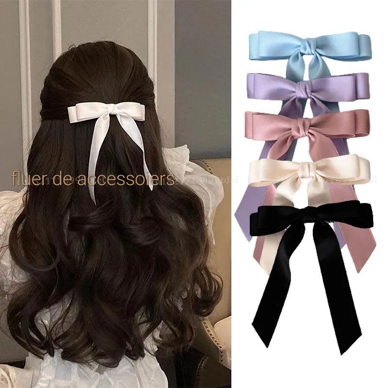 Jual jepit rambut korea style // jepitan rambut satin | Shopee Indonesia