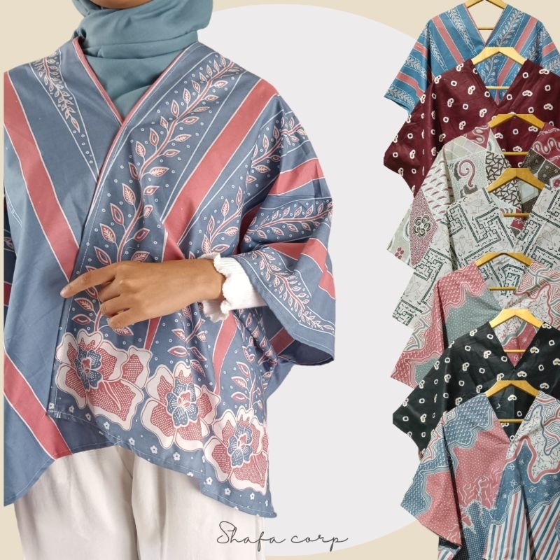 Jual ATASAN BLOUSE TOP BATIK KONDANGAN WANITA PUSPA | Shopee Indonesia