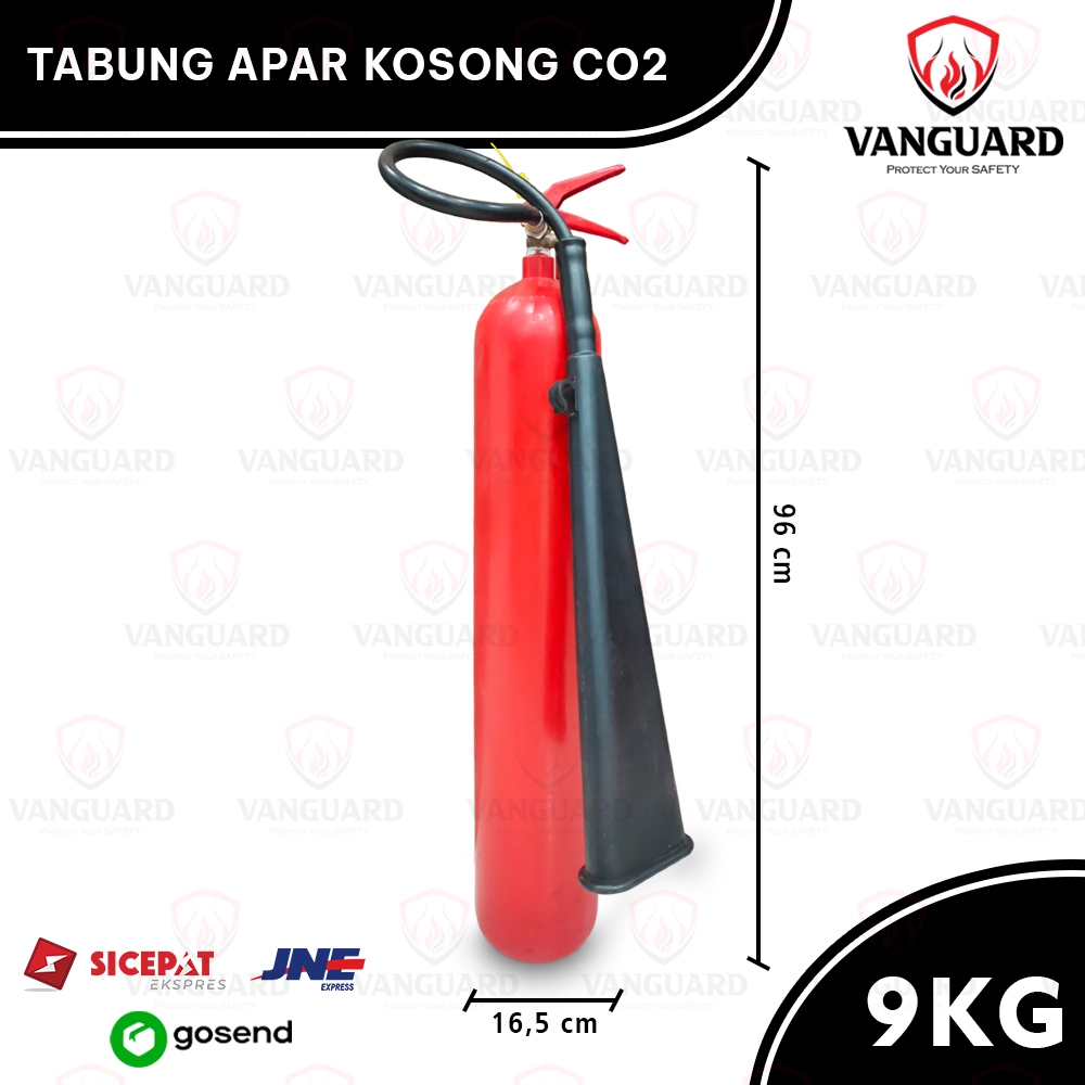Jual Tabung APAR Kosong CO2 9 KG / VANGUARD - Set Komplit | Shopee Indonesia